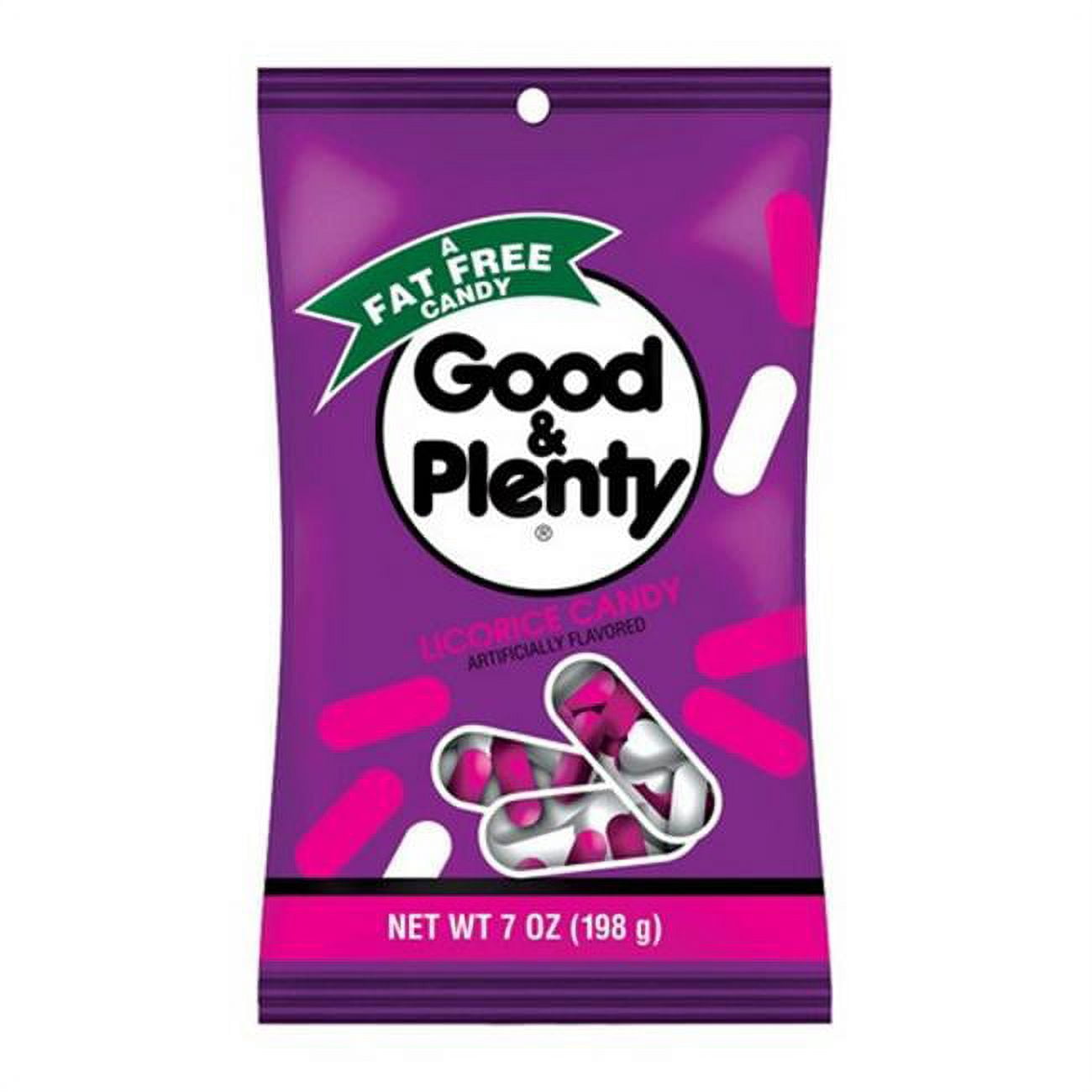 Good & Plenty Licorice Candy, 7 oz, Pack of 12 - SKU: ZX99ACHR4802 ...