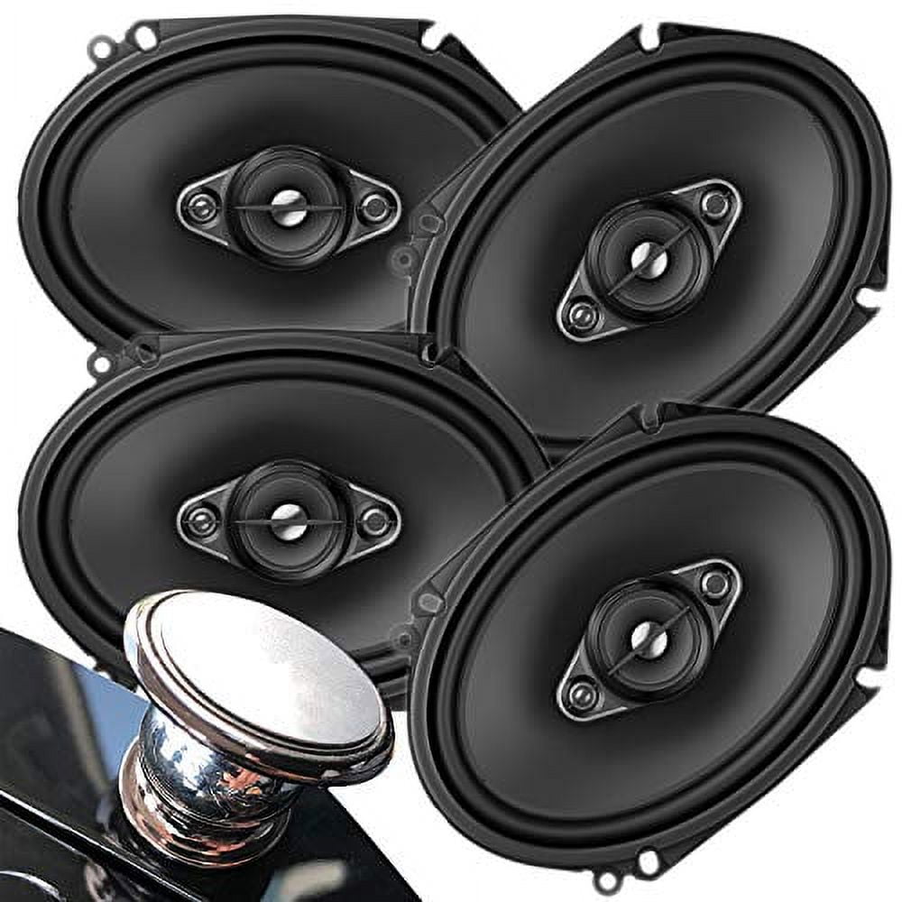 Good Pioneer 4-Way 350 Watt Car Stereo Speakers, 6x8 Inch, 2 Pairs ...