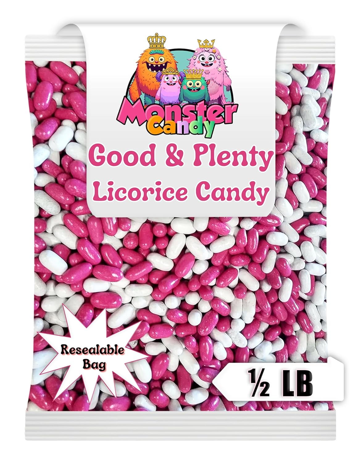 Good and Plenty Candy - 8 oz - Licorice Candy Bulk - Black Licorice ...