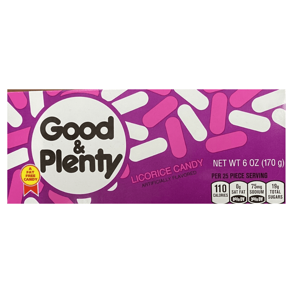 Good & Plenty Chewy Licorice Candy Theater Box, 6 Oz - Walmart.com