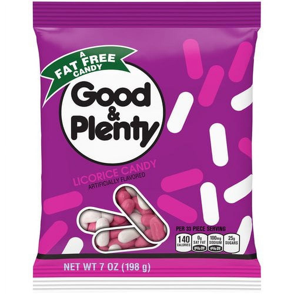 Good & Plenty Soft Sugar Licorice Candy, 7 Oz - Walmart.com