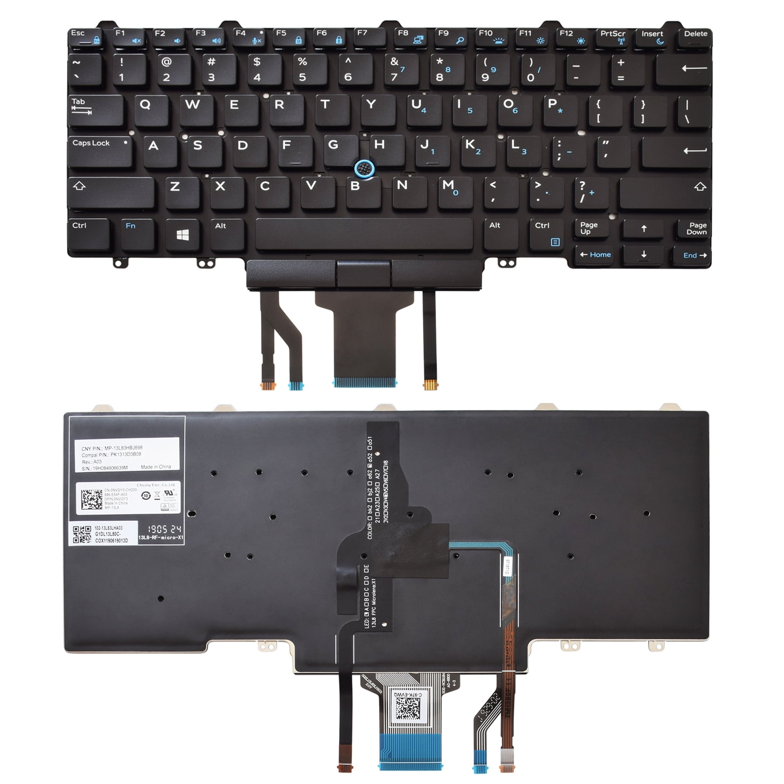 Good Quality notebook Keyboard For Dell Education E5450 E5470 E5480 ...