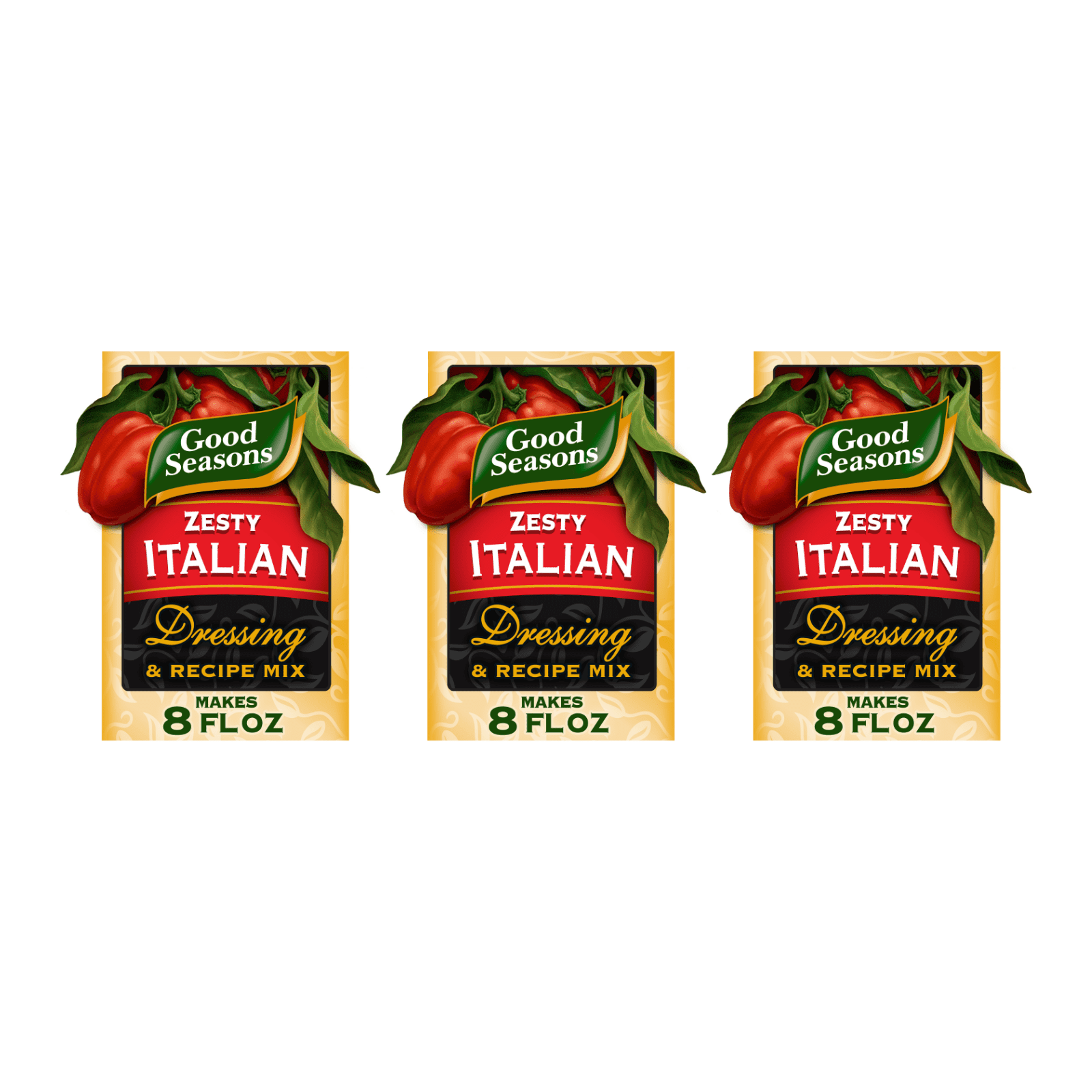 Good Seasons Zesty Italian Dressing & Recipe Seasoning Mix, 0.6 oz (3 ...