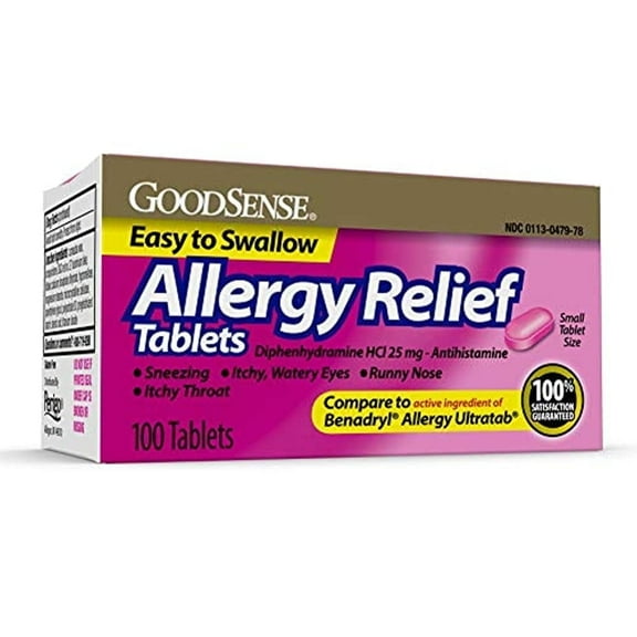 GoodSense Allergy Relief Loratadine Tablets 10 mg, Antihistamine ...