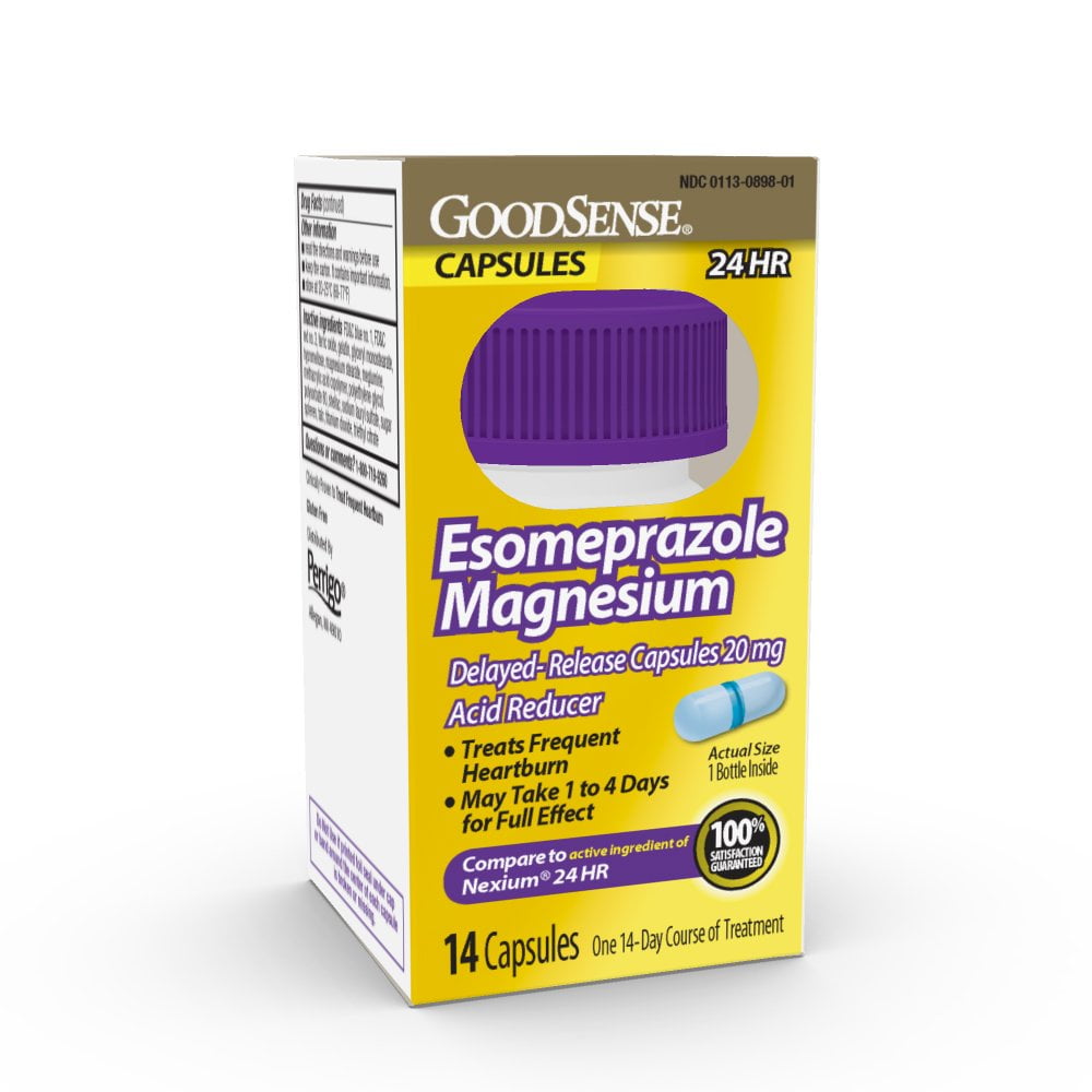 Good Sense Esomeprazole Magnesium 14 Caps - Walmart.com