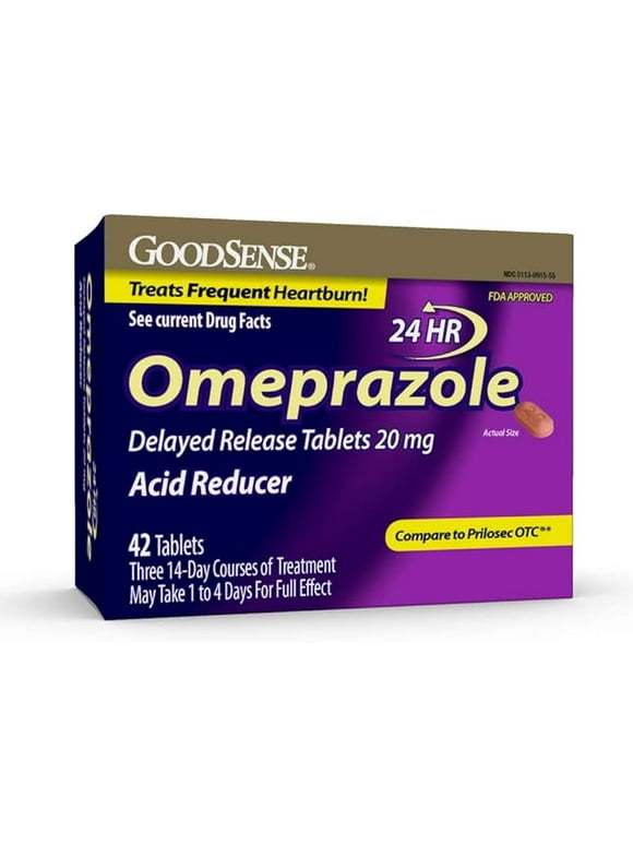 Omeprazole in Antacids and Heartburn Relief - Walmart.com