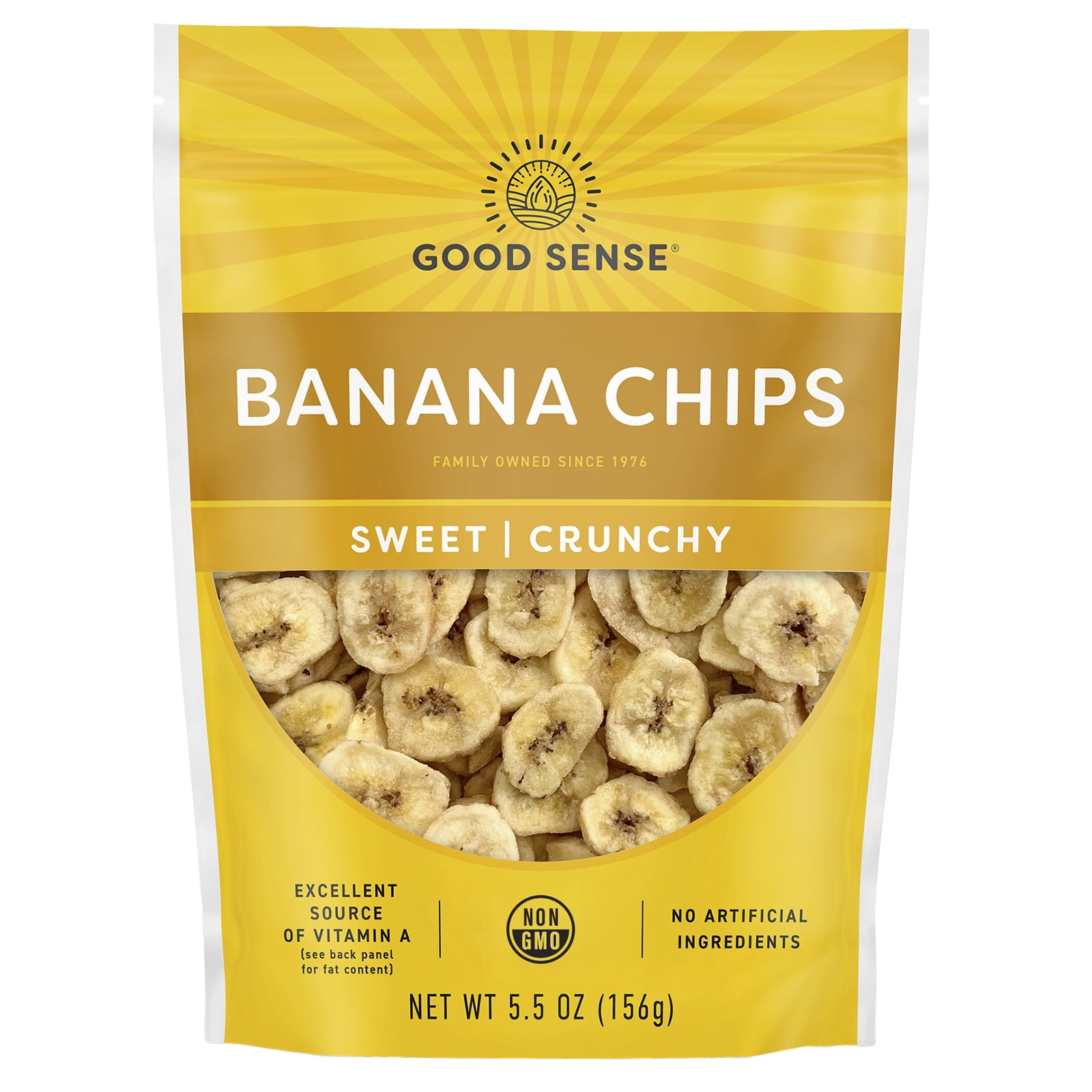Good Sense Healthy Banana Chips - Sweet Snack, 5.5 oz - Walmart.com