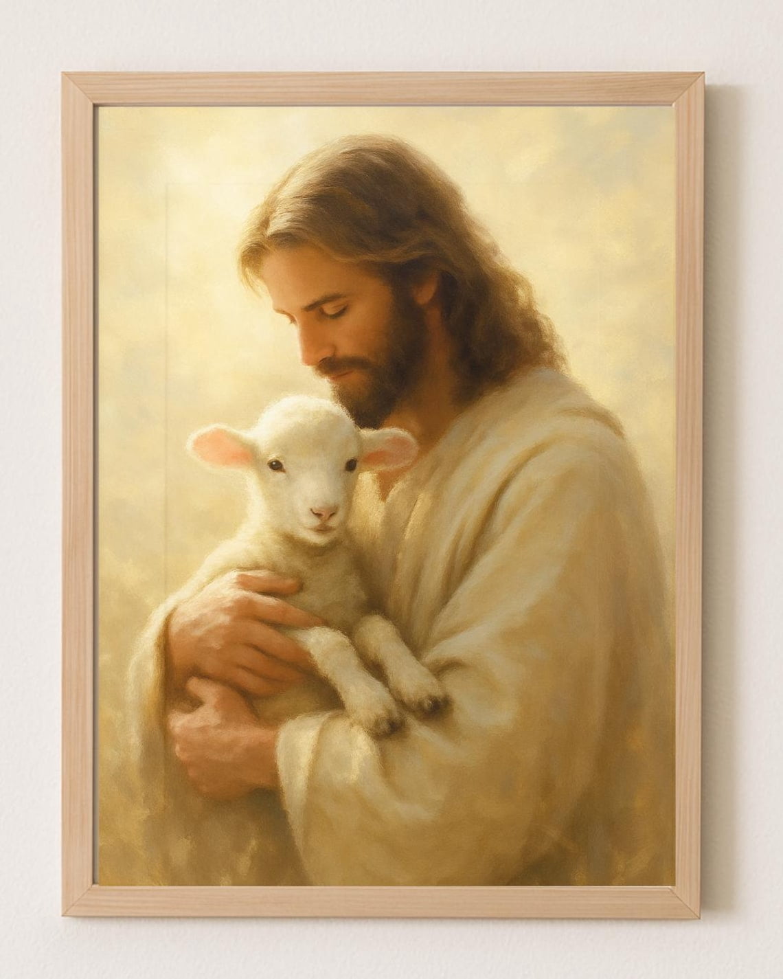 The Good Shepherd, Jesus And Lamb Print, Leave The Ninety-Nine ...
