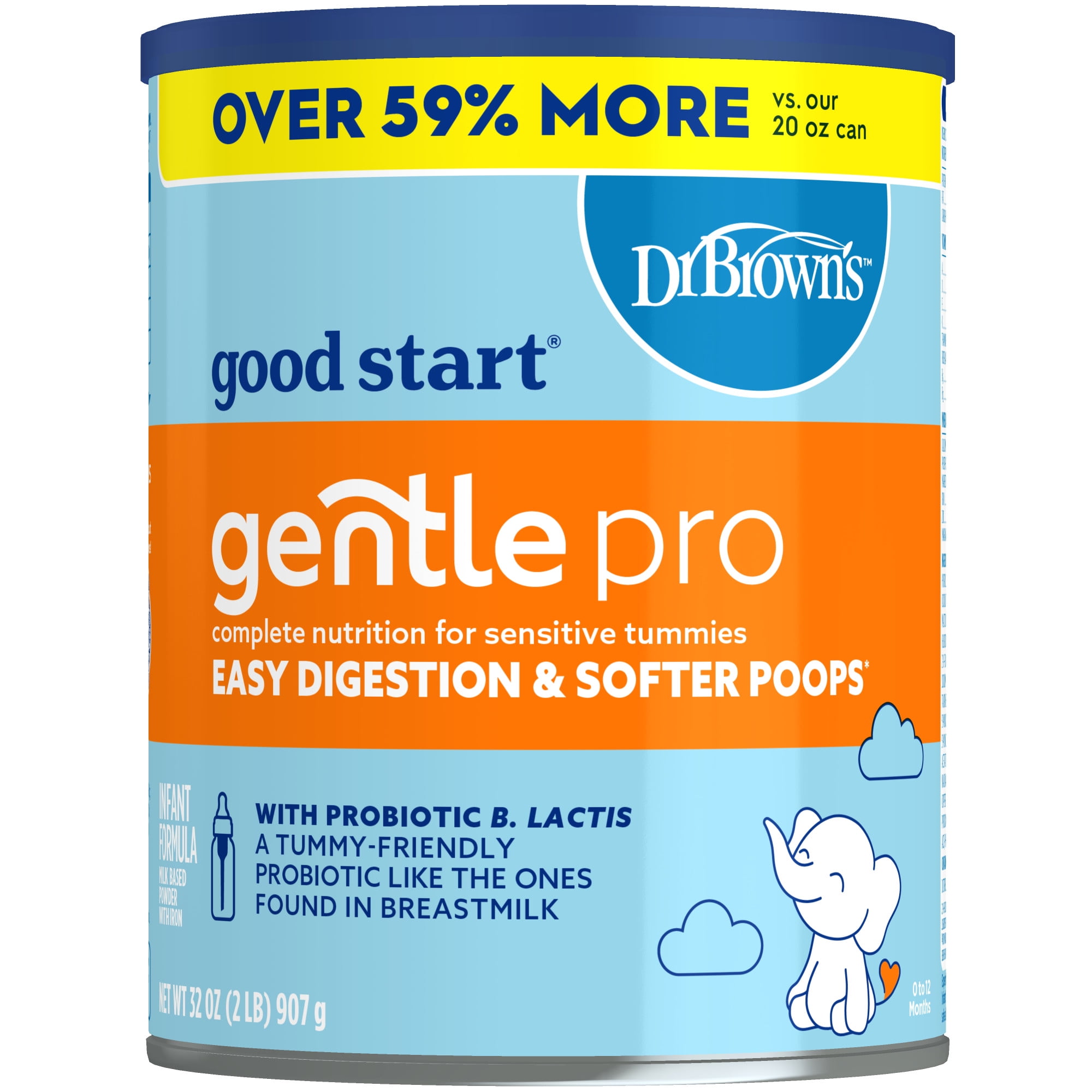 Good Start Dr. Brown’s Gentle Pro Baby Formula, 32 oz - Walmart.com