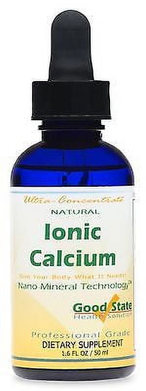 Good State Liquid Ionic Calcium Ultra Concentrate, 1.6 Fl Oz, 100 ...