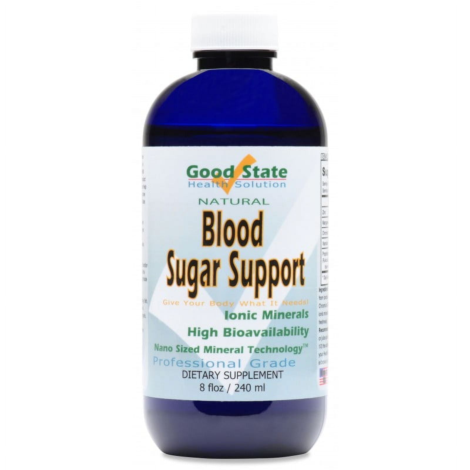 Good State Liquid Ionic Minerals - Blood Sugar Support, 96 Day Supply ...