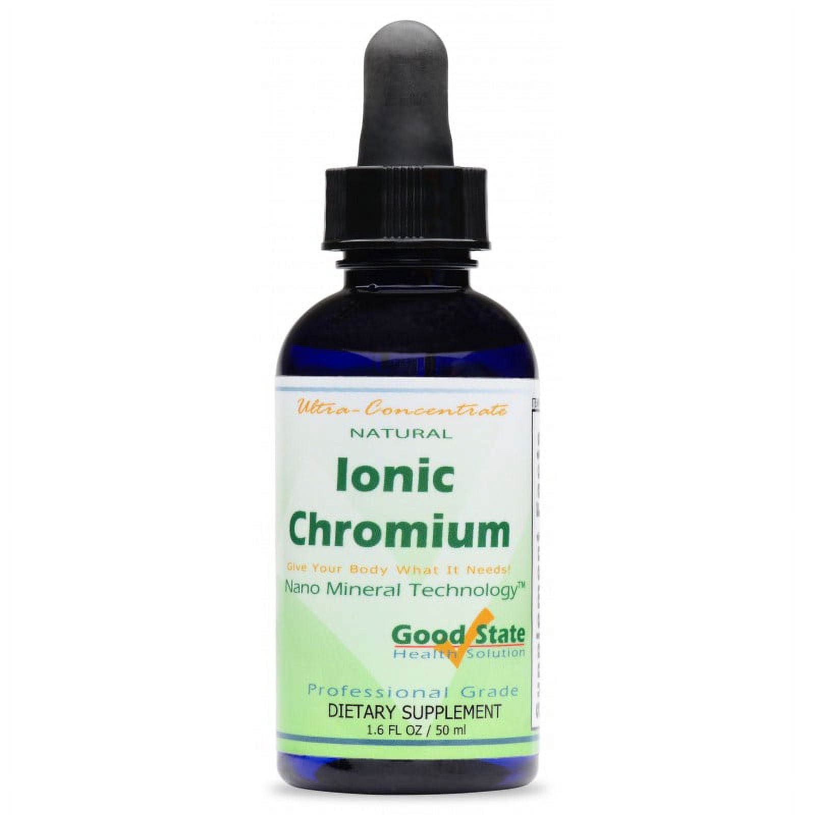 Good State Liquid Ionic Minerals Chromium Ultra Concentrate, 1.6 Fl Oz ...