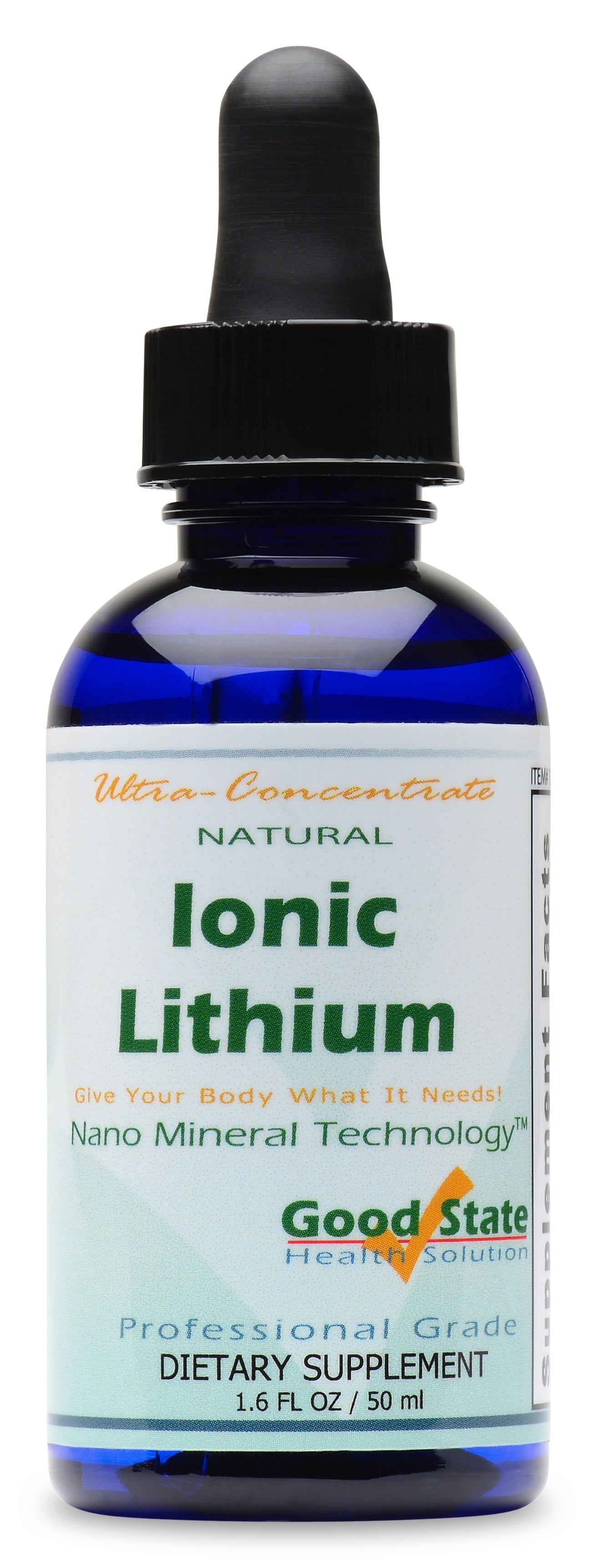 Good State Liquid Ionic Minerals Lithium Ultra Concentrate, 100 ...