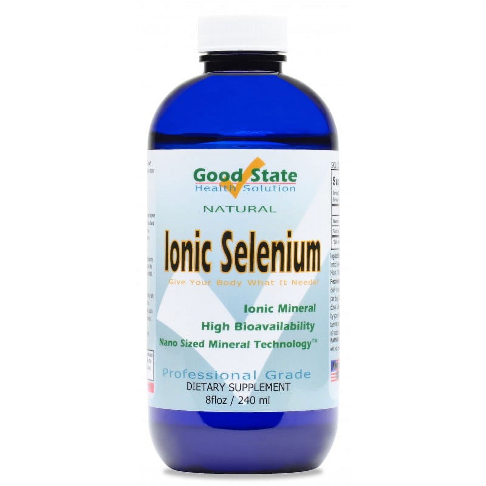 Good State Liquid Ionic Minerals - Selenium, 96 Servings, 400 mcg, 8 Fl ...