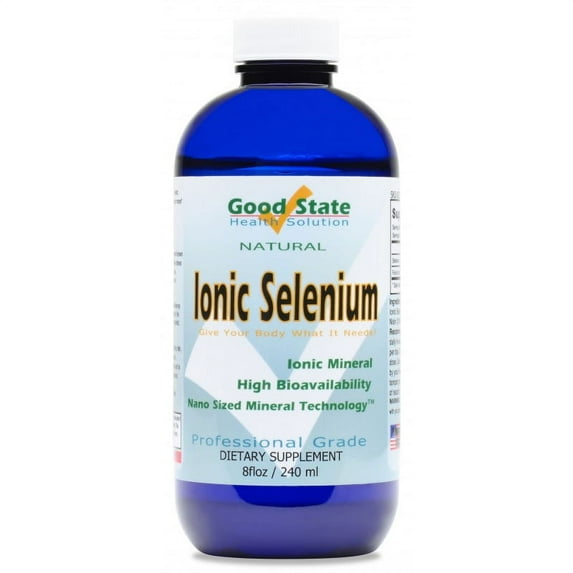 Good State Liquid Ionic Minerals - Selenium, 96 Servings, 400 mcg, 8 Fl ...