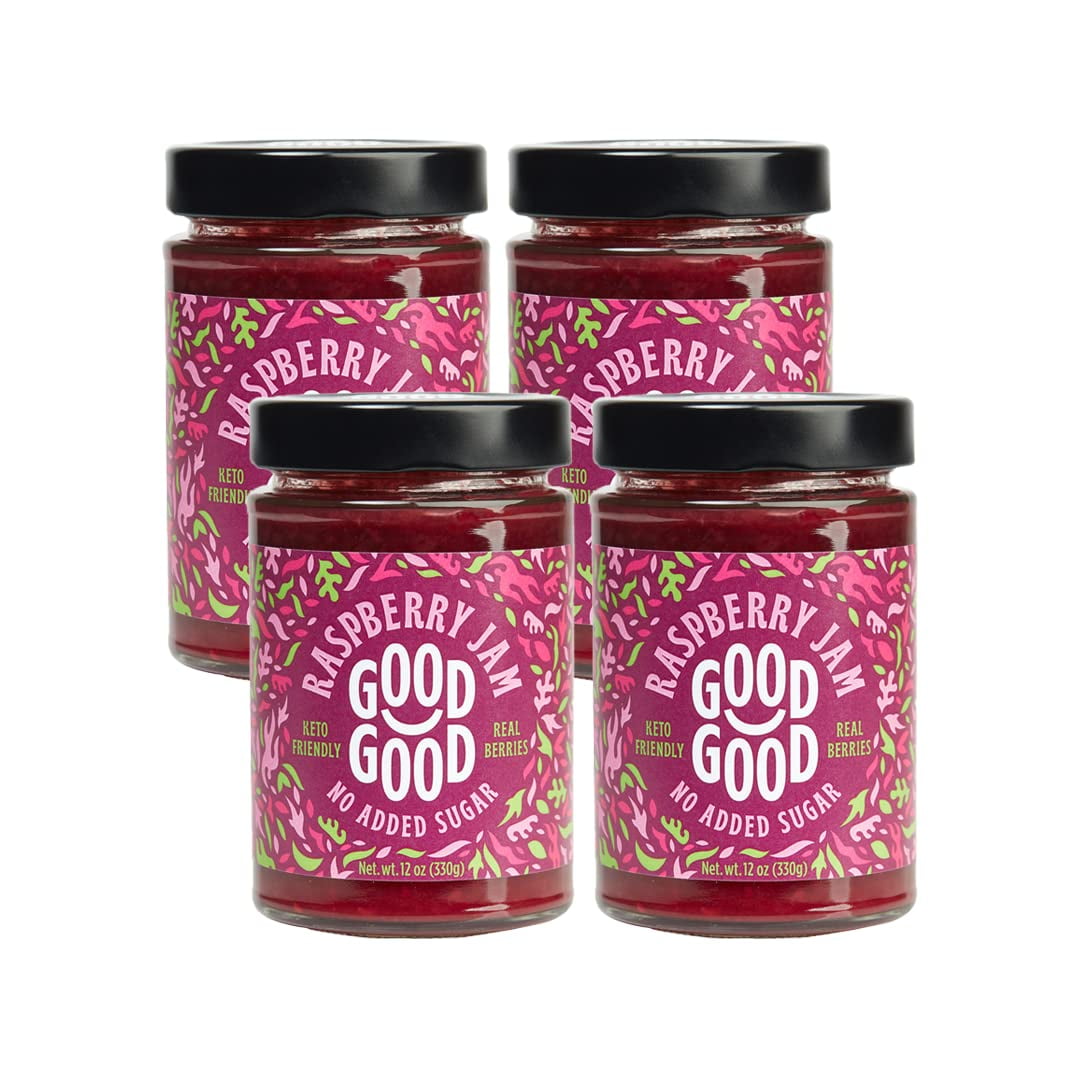 Good Good Sweet Raspberry Jam - Low Calorie, Low Carb & No Added Sugars ...
