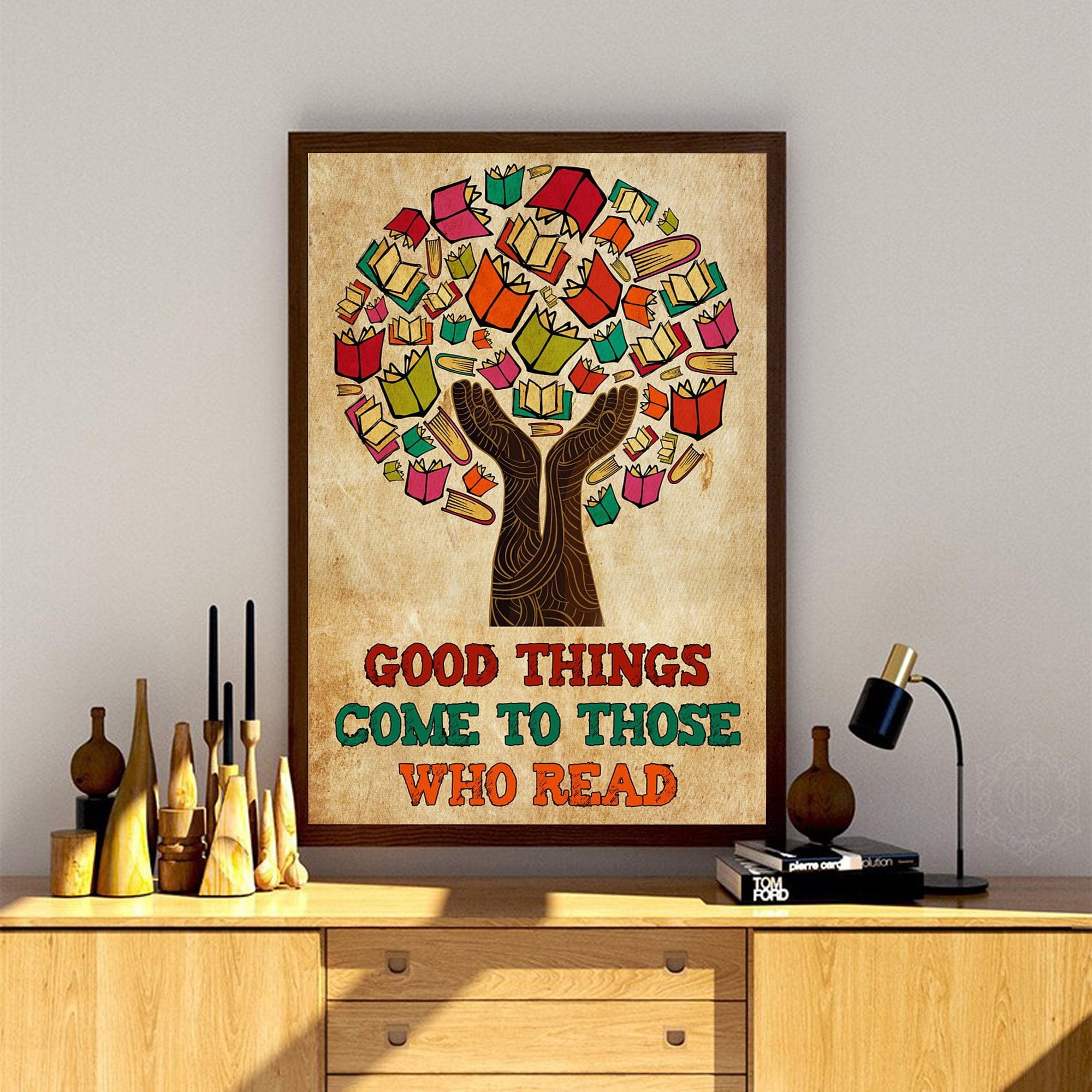Good Things Come To Those Who Reads Poster, Book Posters, Bookish Gifts ...