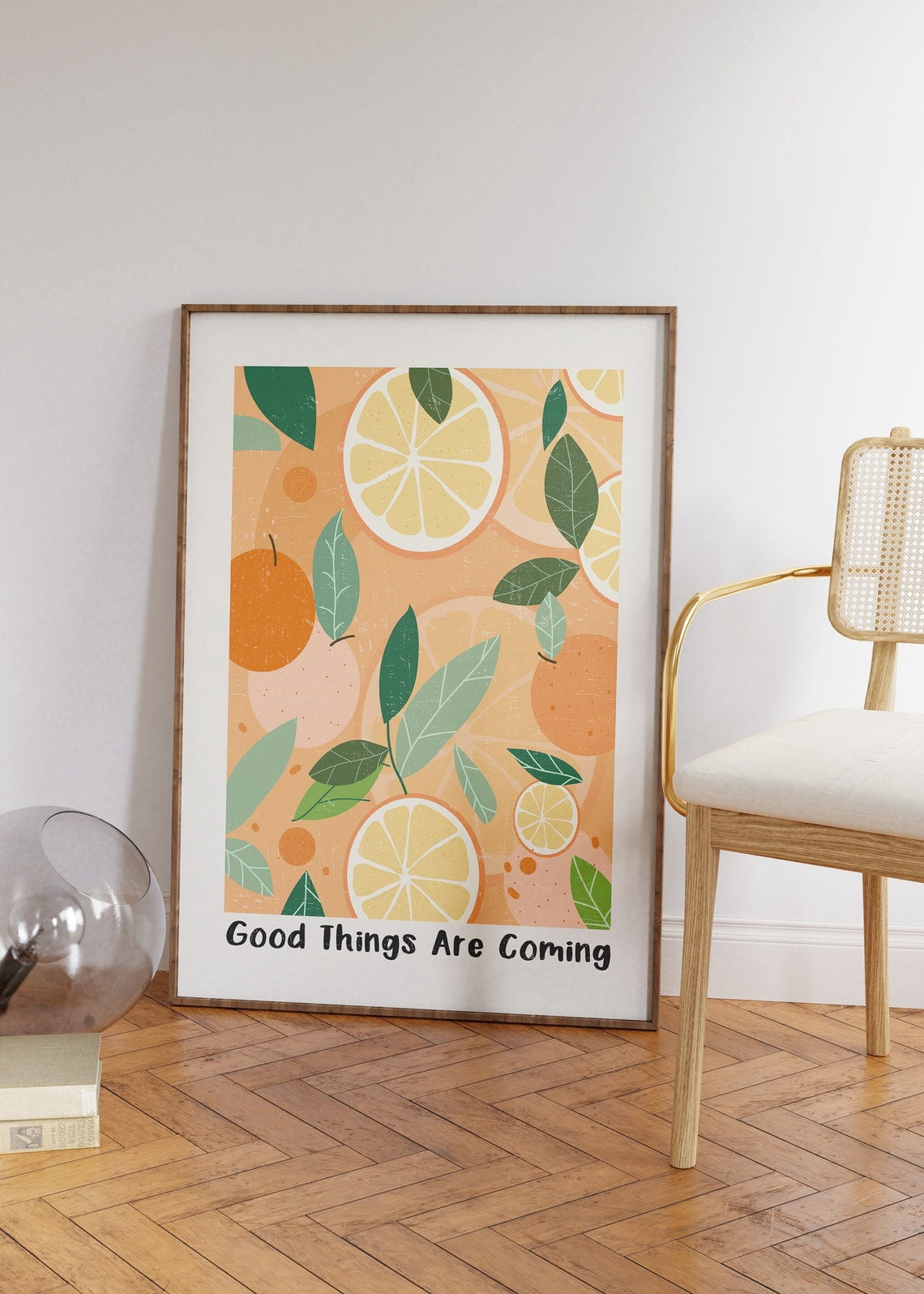 Good Things Are Coming Poster, Retro Positive Quote Poster, Mindful ...