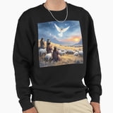 Good Tidings Of Great Joy Christmas Angel Graphic Unisex Sweatshirt ...