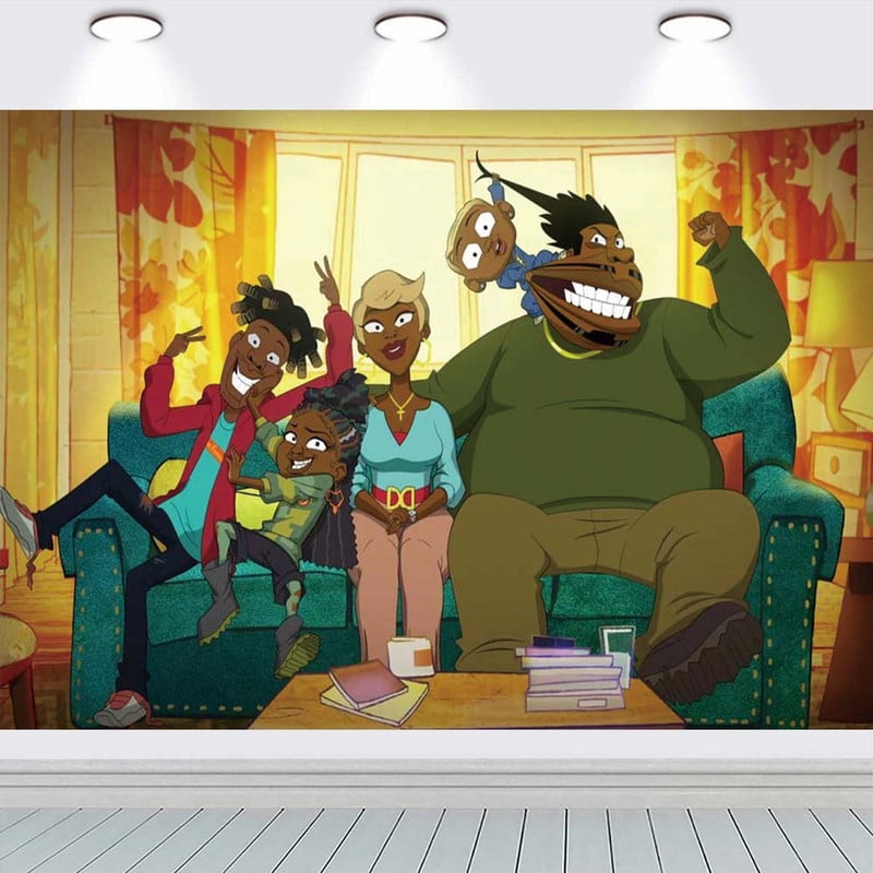 Good Times Cartoon Party Supplies Backdrop Banner Poster Birthday ...