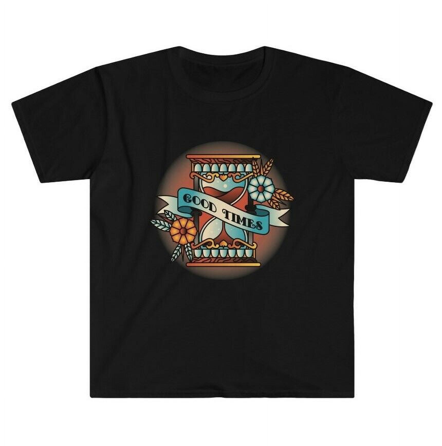 Good Times american traditional tattoo unisex t-shirt - Walmart.com