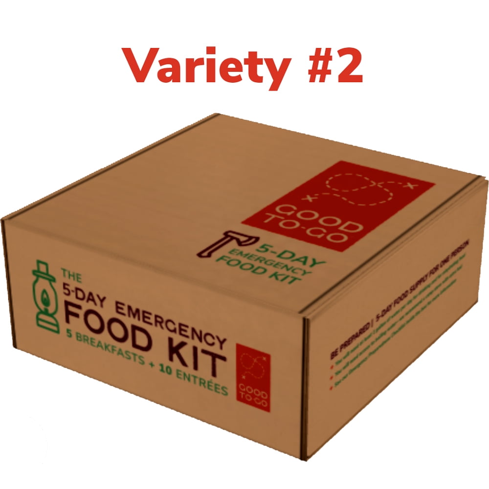 Free Shipping! Good To-Go 5-Day Emergency Food Kit, Variety #2 ...