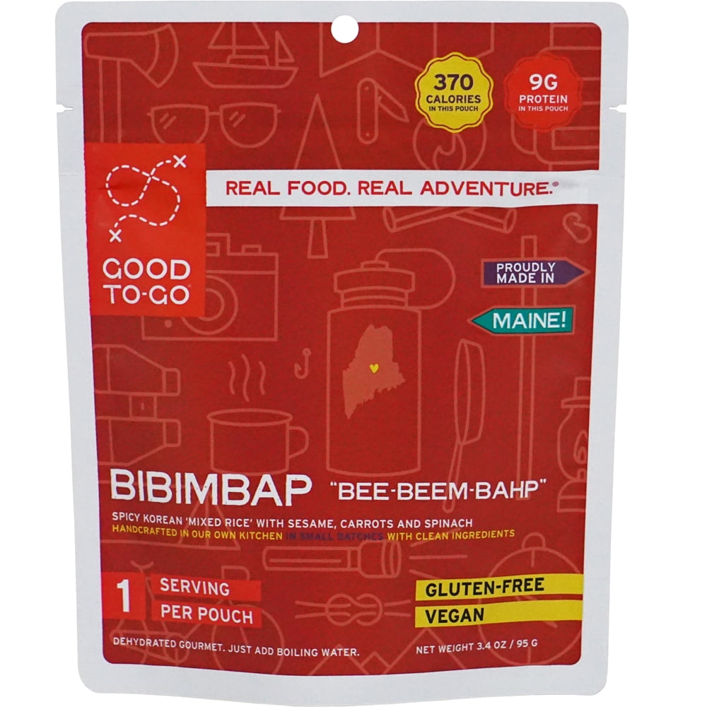 GOOD TO-GO Bibimbap - Single Serving | Dehydrated Backpacking and ...