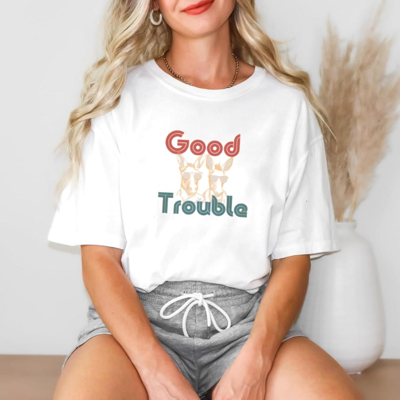 Good Trouble Unisex Comfort Color Comfort Color T-Shirt - Empowering ...