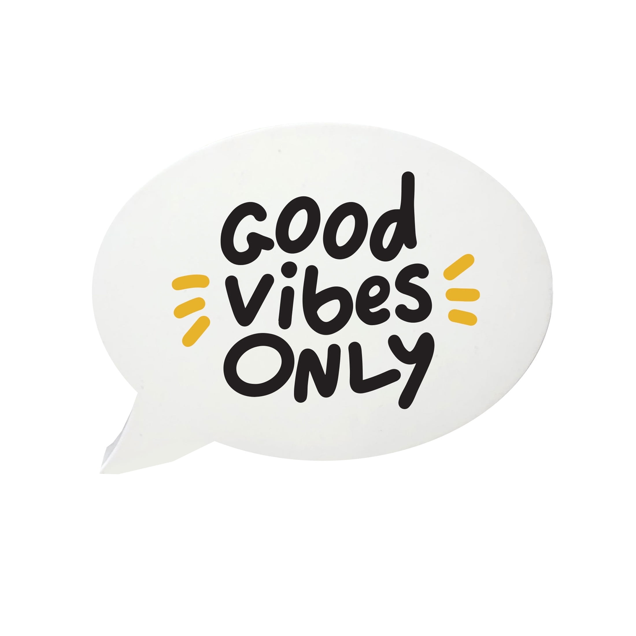 Good Vibes Only Speech Bubble Tabletop Sign, Entry Hall Decor - Walmart.com