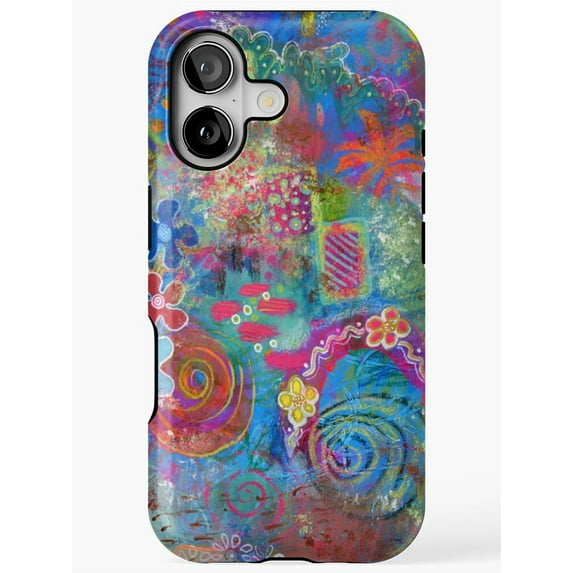 Good Vibes Positive Quote Art Phone Case for iPhone 11 12 13 14 15 16 ...