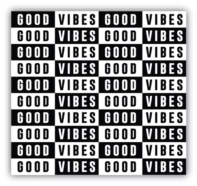 Good Vibes Slogan Sticker Phone Decal Water Bottle Stickers Car Decals ...