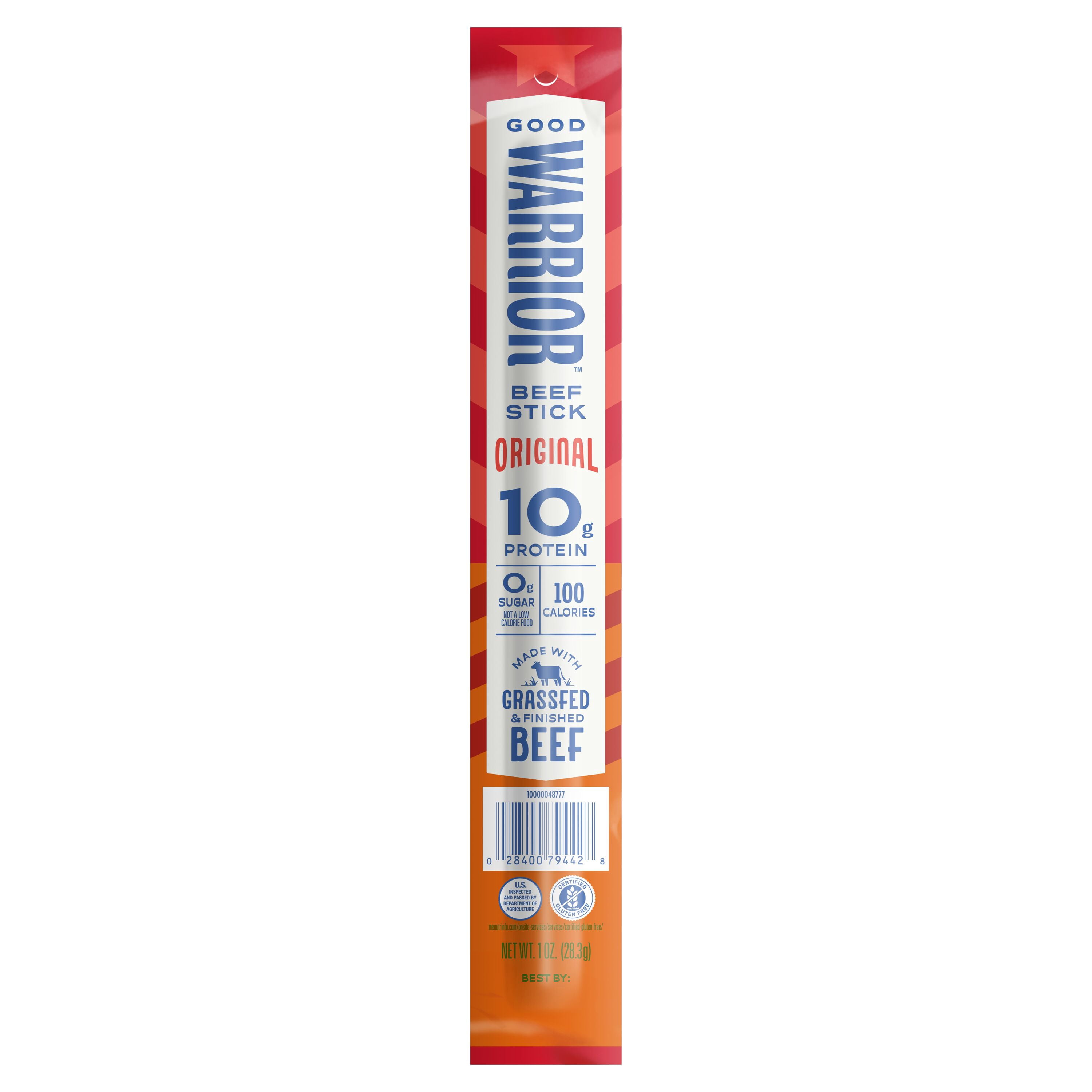 Good Warrior Original Beef Stick, 1 oz - Walmart.com