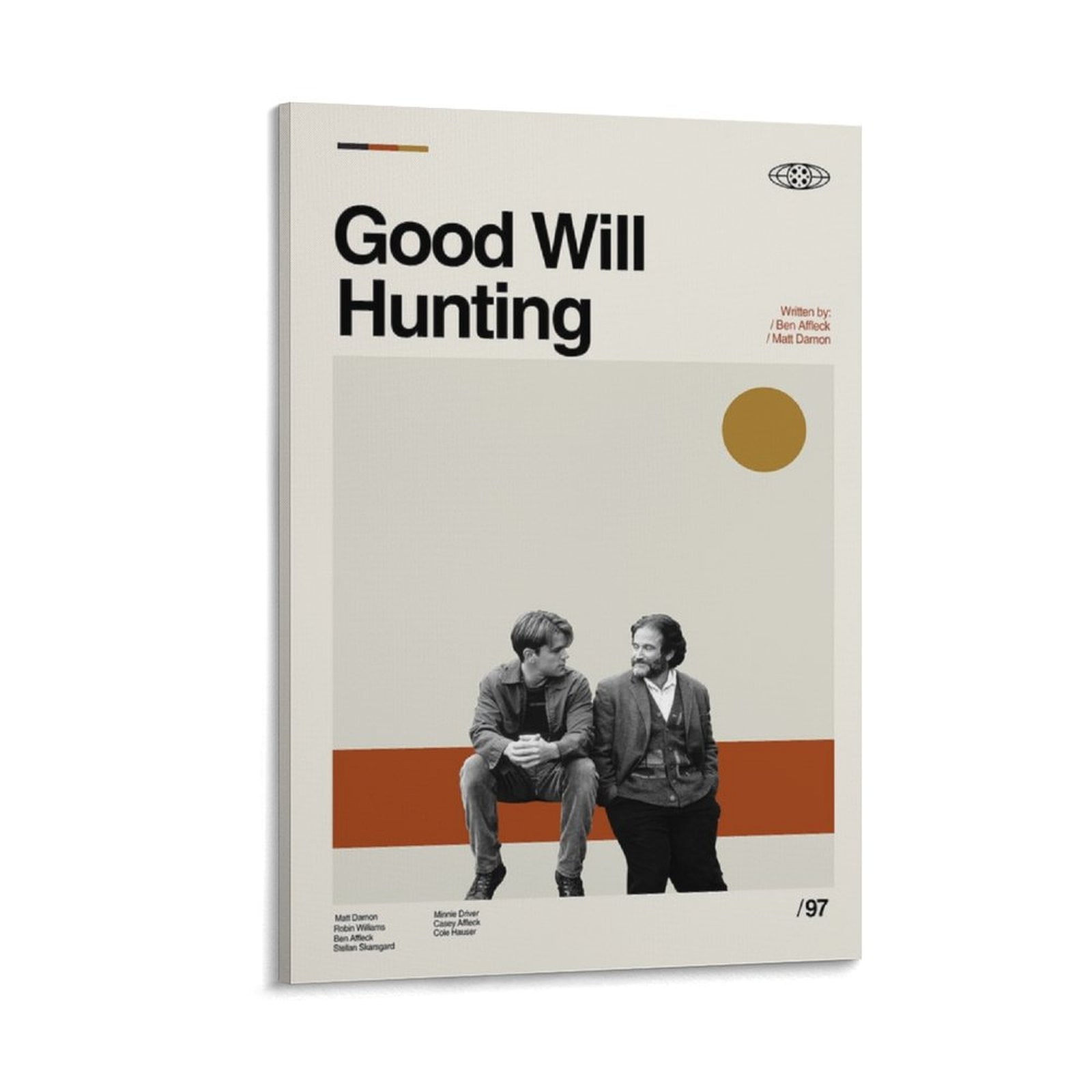 Good Will Hunting Poster, Ben Affleck Film, Midcentury Print, Vintage ...