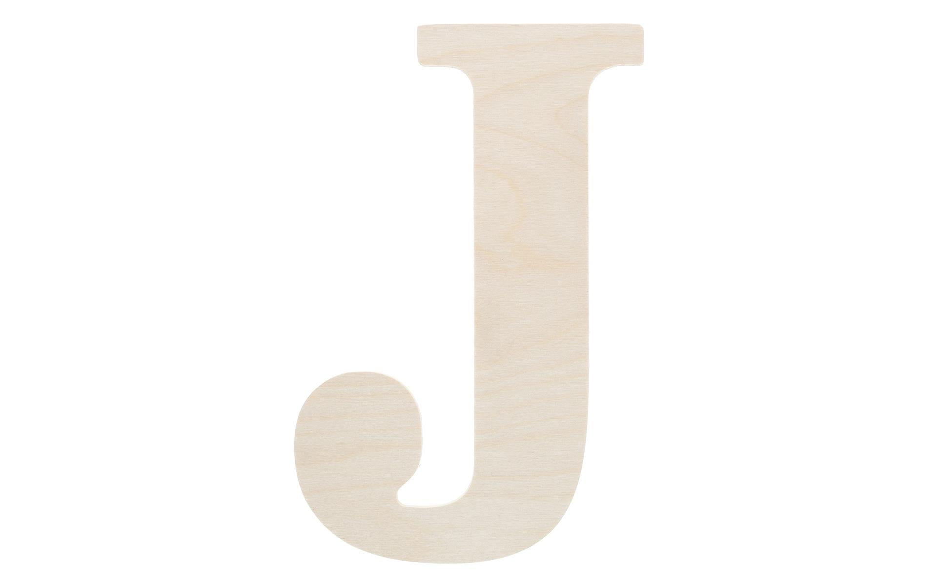 Good Wood By Leisure Arts Letter 9.5" J, Wooden Letters, Wood Letters ...