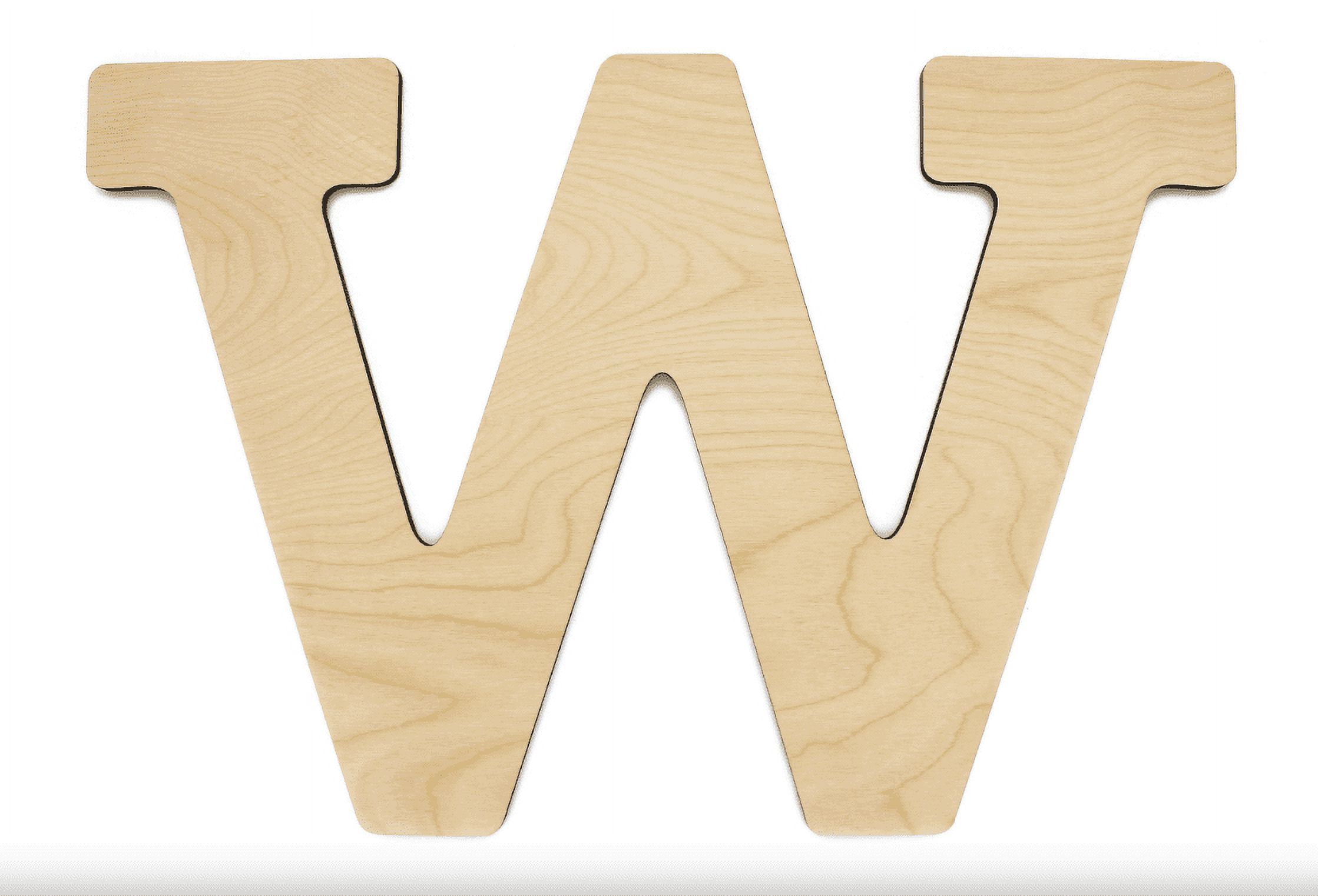 Good Wood By Leisure Arts Letter 9.5" W, Wooden Letters, Wood Letters ...