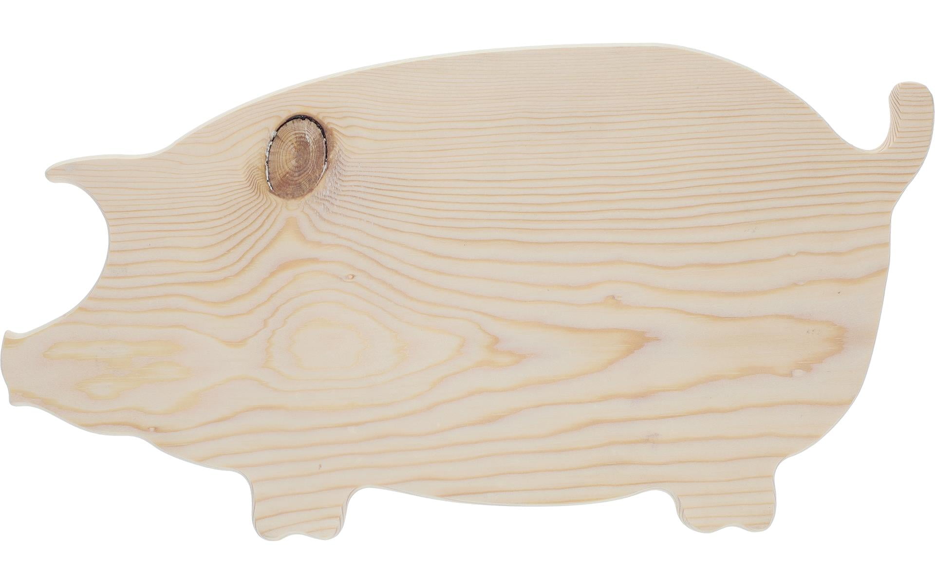Good Wood By Leisure Arts - Pig Board Pine 14.25"X7.5"X0.75" Wood Panel ...
