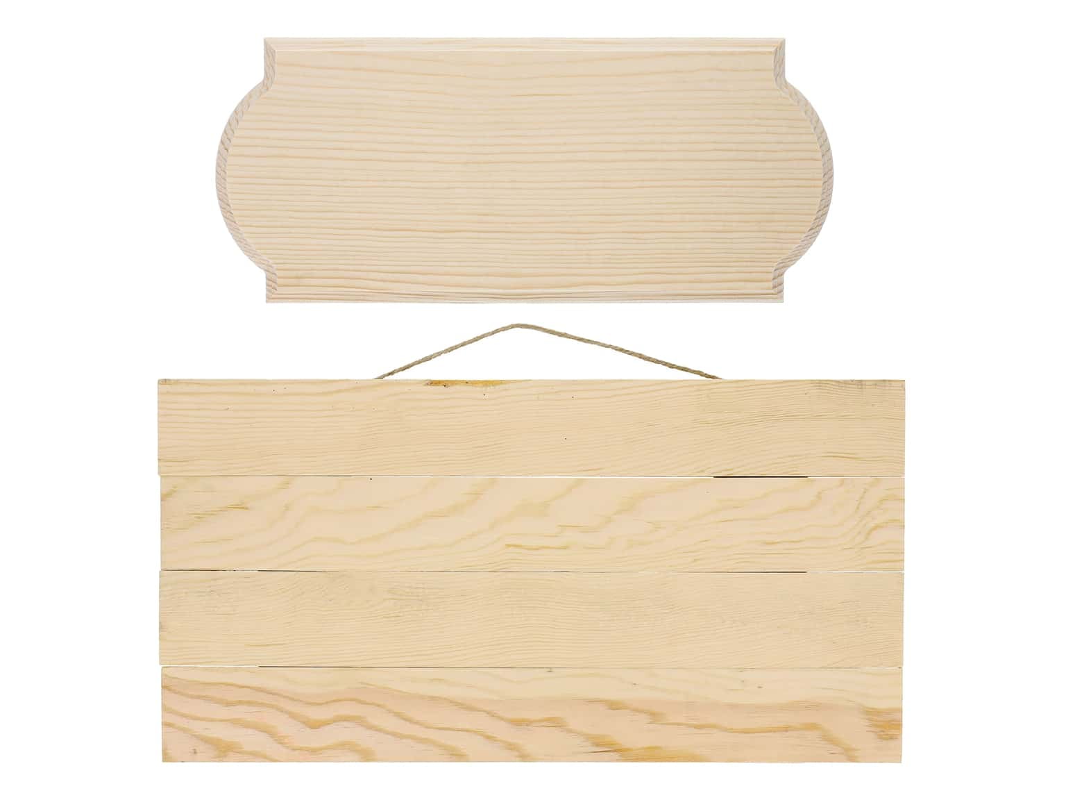 Good Wood Signboard 14" & Pallet Plaque 16x8.25" - Walmart.com