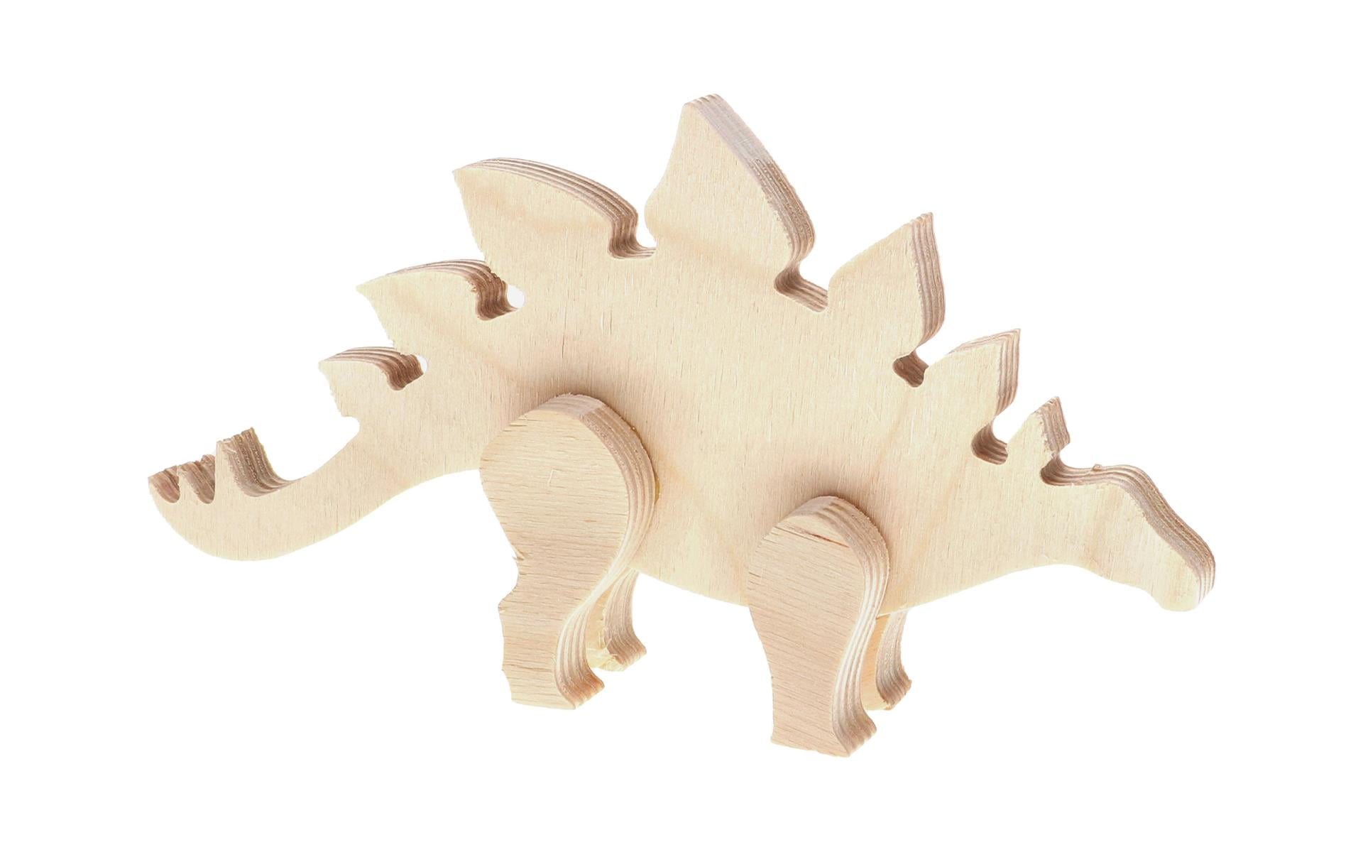 Good Wood Standing Shapes Animal Stegosaurus - Walmart.com