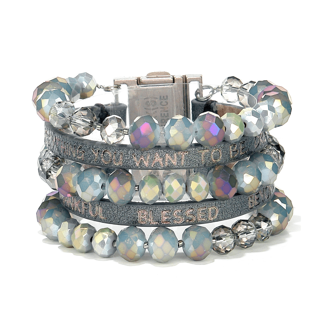 Good Works Be Everything Leather Magnetic Inspirational Cuff Bracelet ...