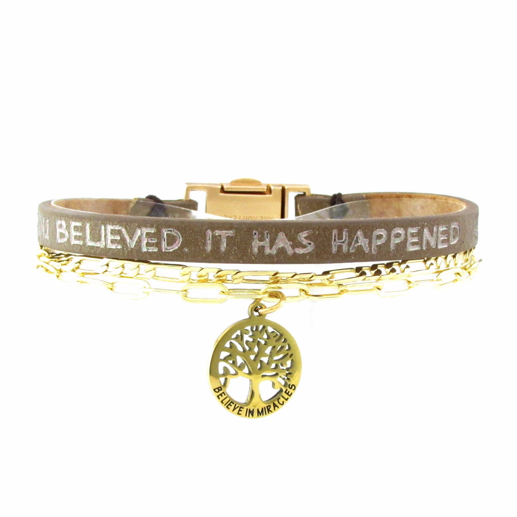 Good Works Matthew 8:13 Bible Verse Stainless Steel Bracelet - Walmart.com