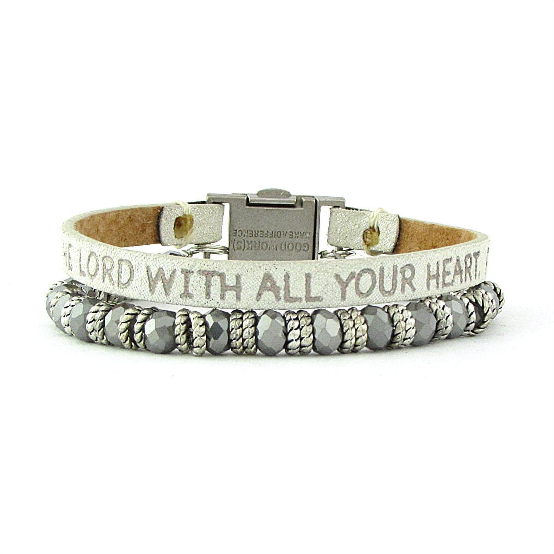 Good Works Proverbs 3:5-6 Bible Verse Magnetic Angel Bracelet - Walmart.com