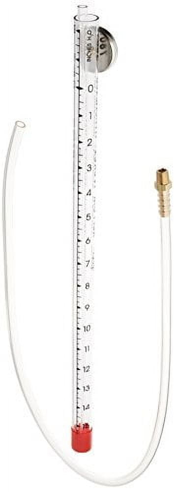 Good Yellow Jacket Water Manometer -2" to 15" W.C. Scale with Tubing ...