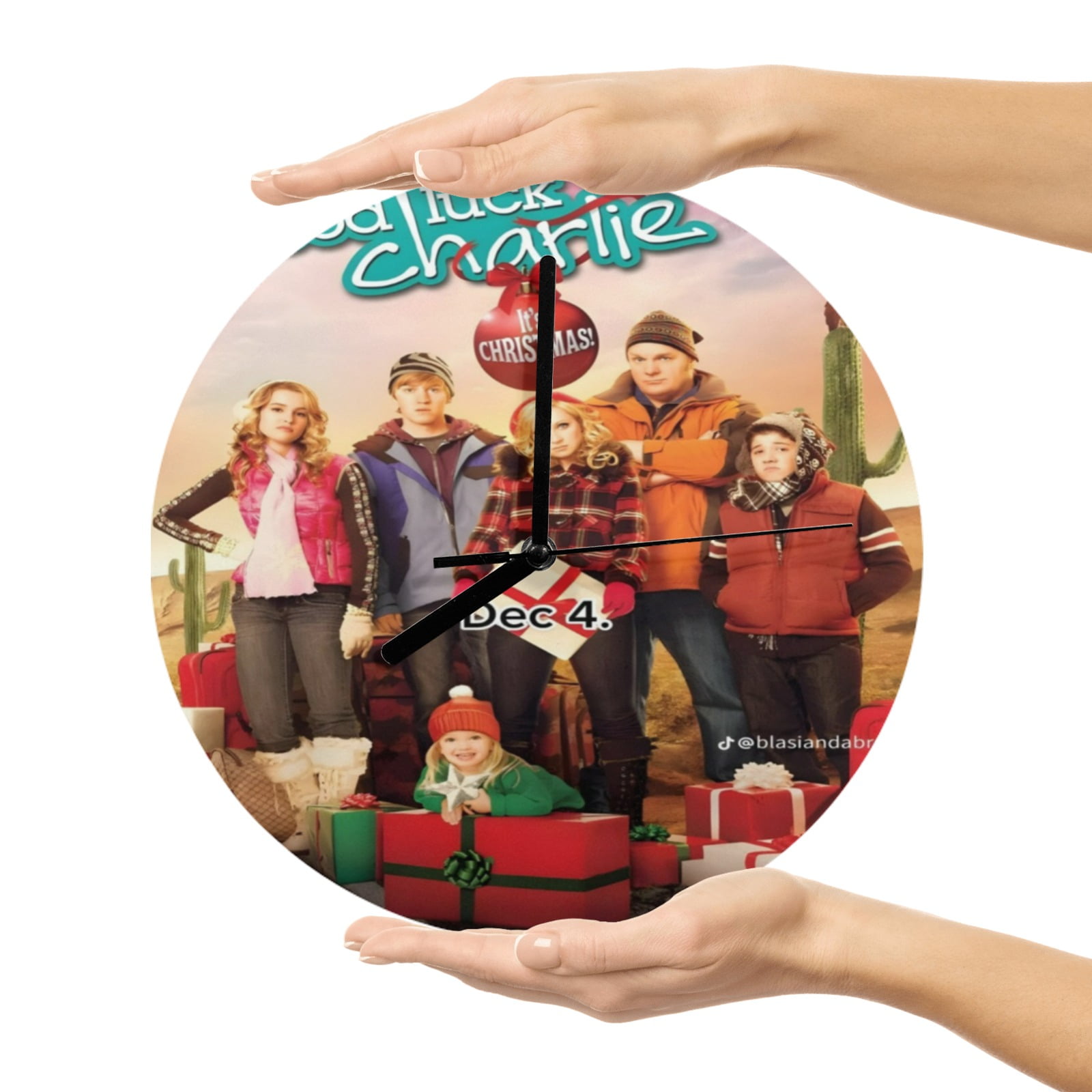 Good luck charlie MDF Wall Clock（11.6"） - Walmart.com