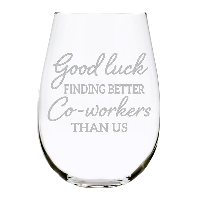 Good Luck Wine Glass