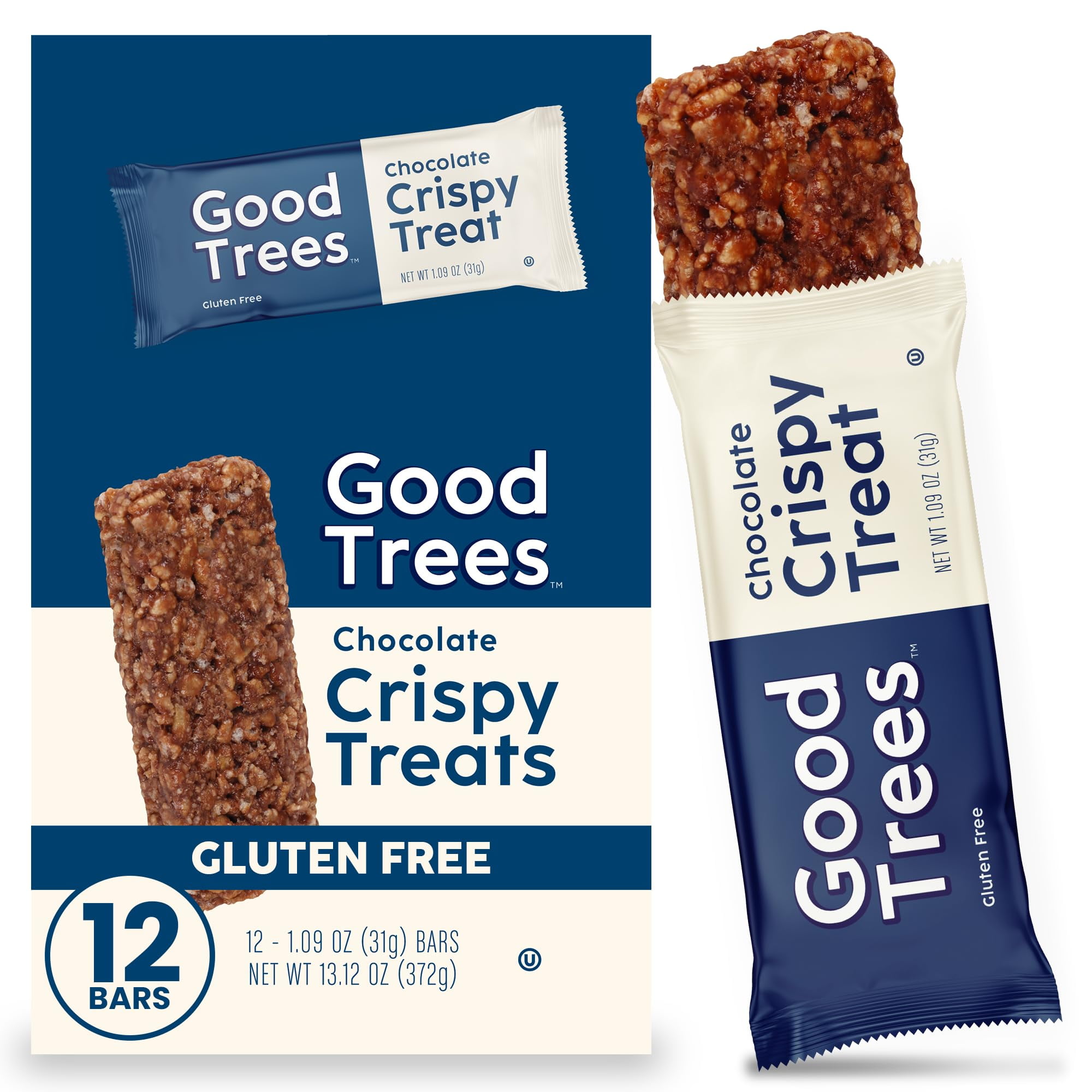 Good trees Rice Crispy Treats Gluten-Free GJM1 Snack Bars with Nut ...