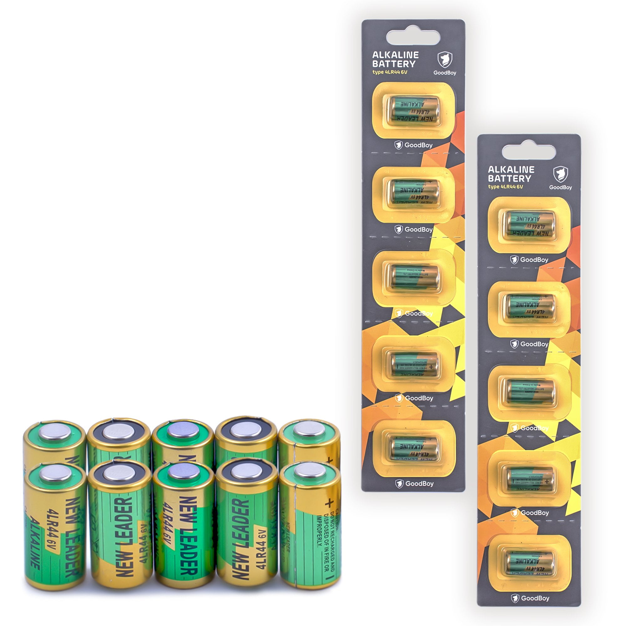 GoodBoy Bark Collar Batteries 10-Pack (2x5) 6V Alkaline Battery 4LR44 ...