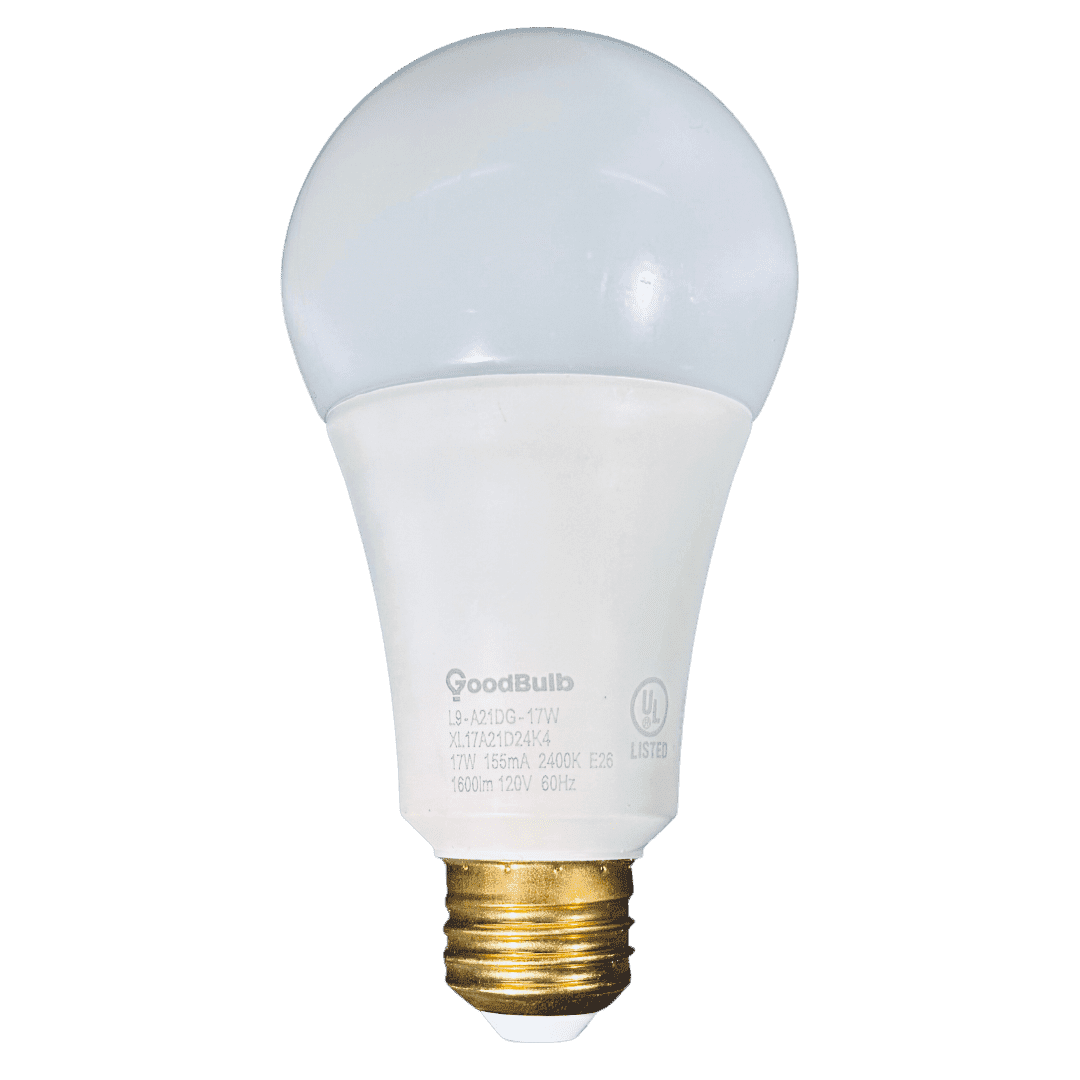 GoodBulb 100 Watt Upgrade – 17 Watt Dimmable Led A21 – 90+ High CRI ...