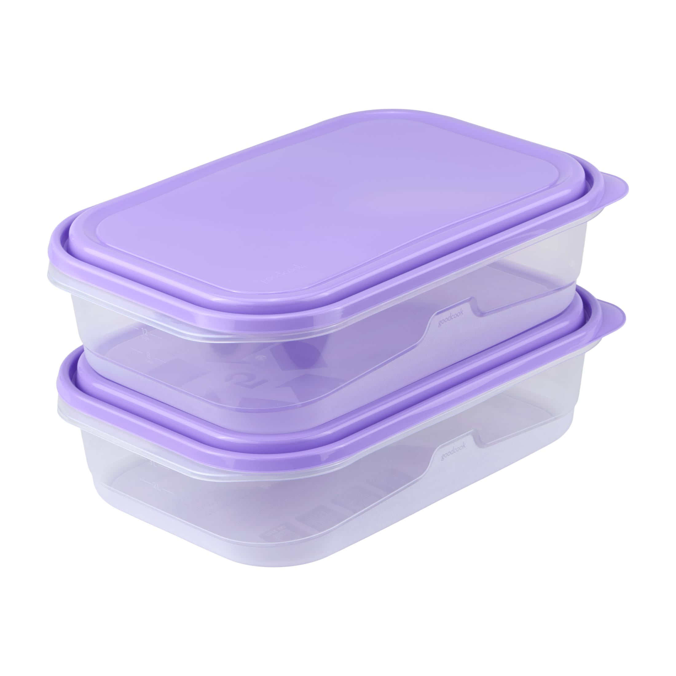 GoodCook EveryWare Extra-Large 1.1 Gallon Rectangle Food Storage ...