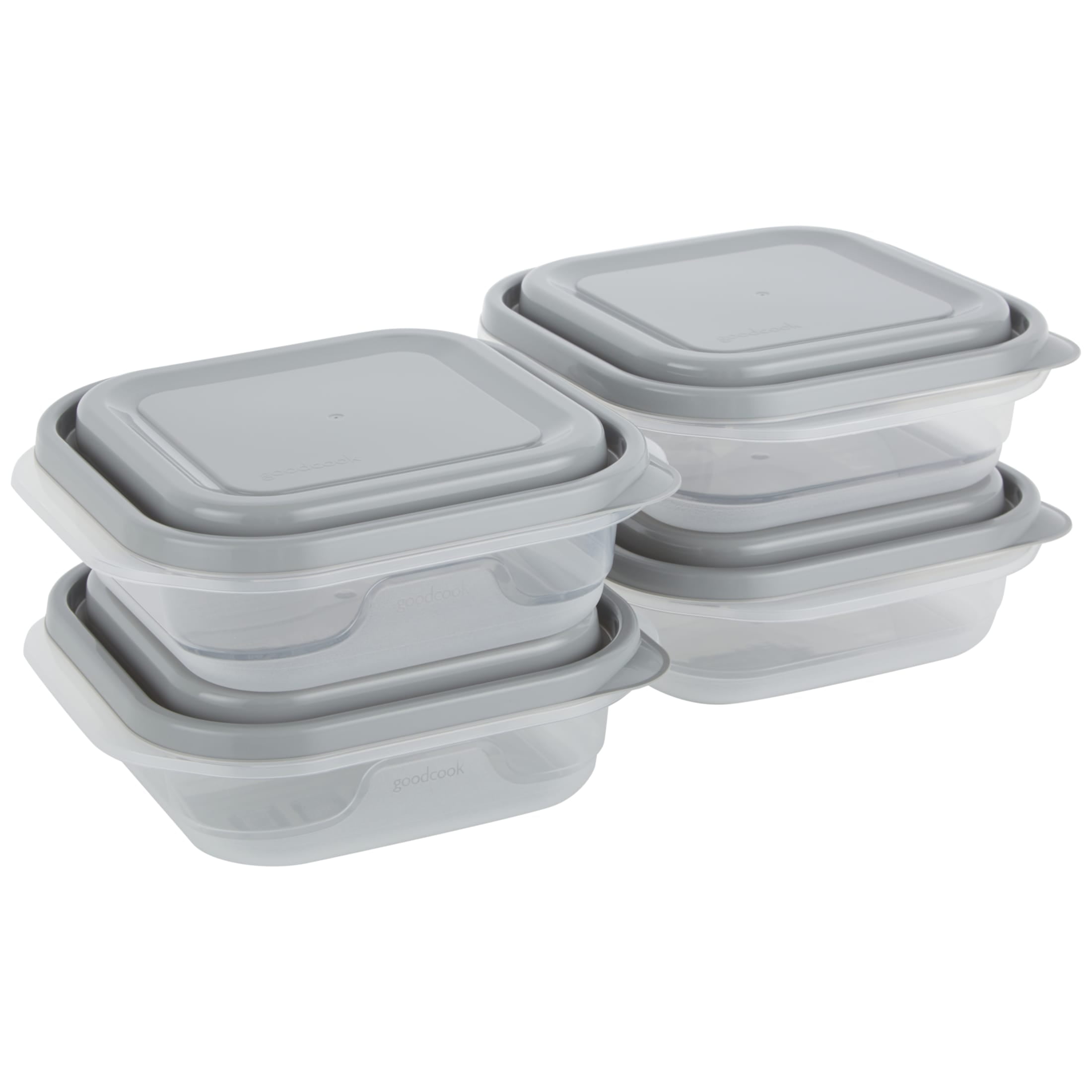 GoodCook EveryWare Medium Square Container 4 pack, Made Without BPA ...