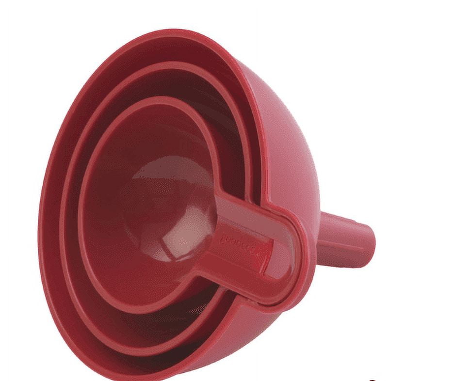 GoodCook Everyday Funnels Set of 3 - Kitchen Funnels for Transferring Liquids, Dry Ingredients ...